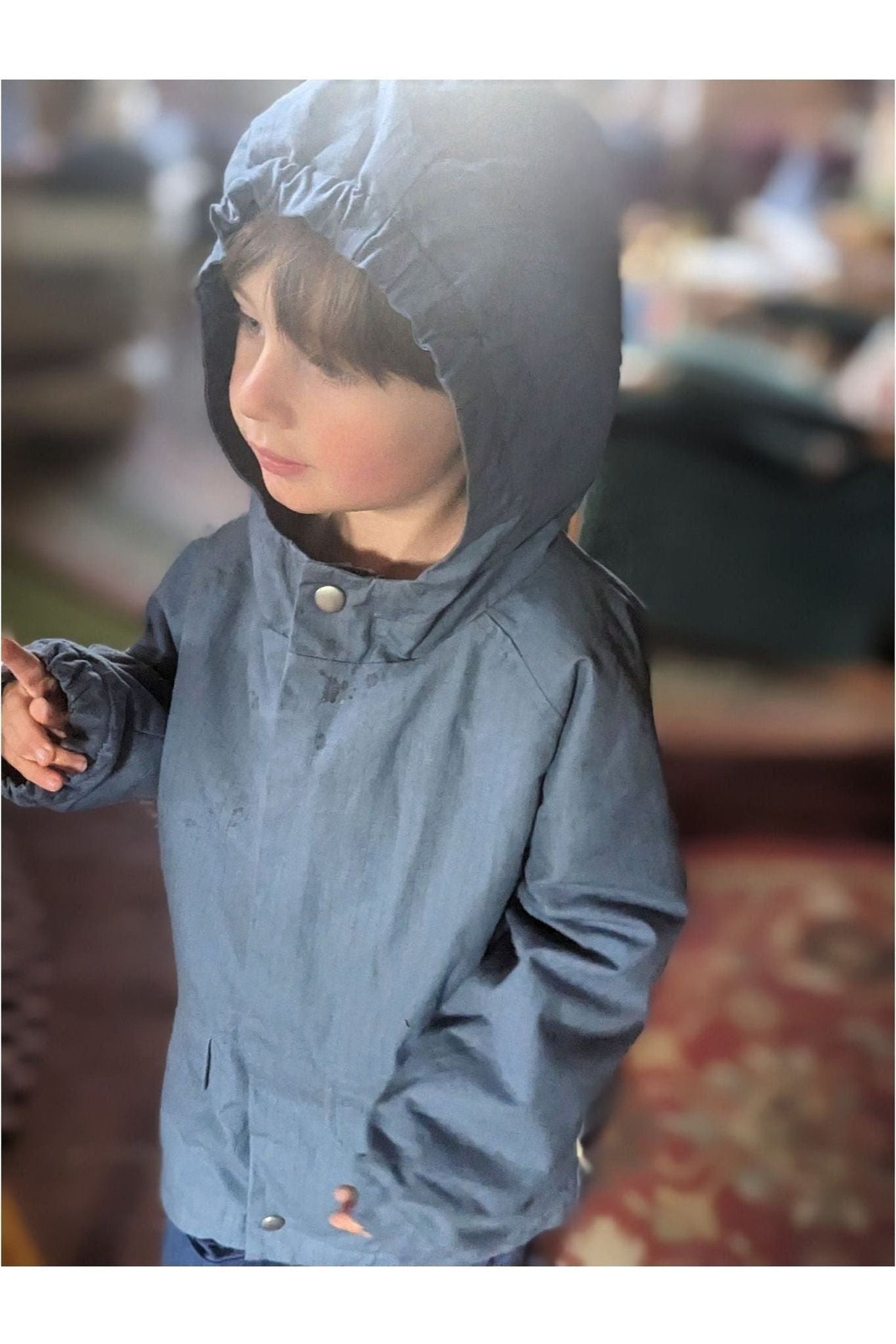 Matona - Insulated Organic Cotton Waxed Canvas - Kids Rain Jacket ...